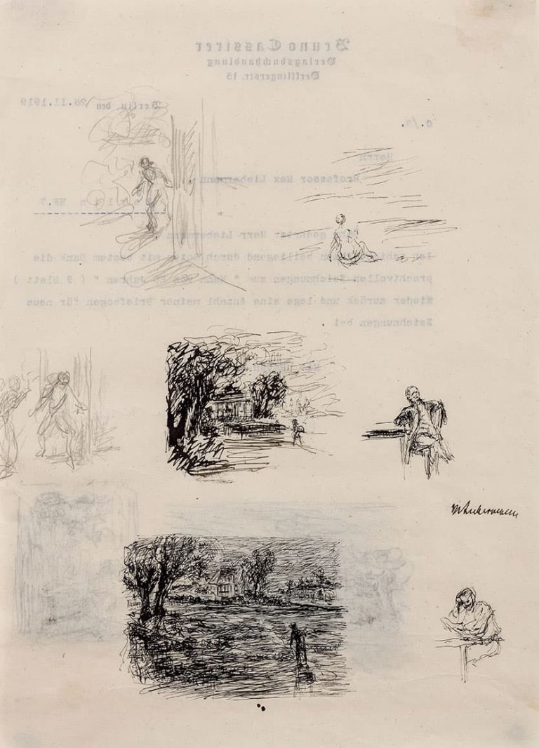 Max Liebermanns Zeichnungen für Bruno Cassirer – Liebermann-Villa