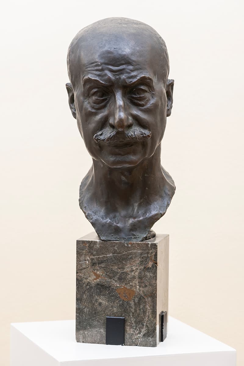 Liebermanns Büste von Fritz Klimsch – Liebermann-Villa